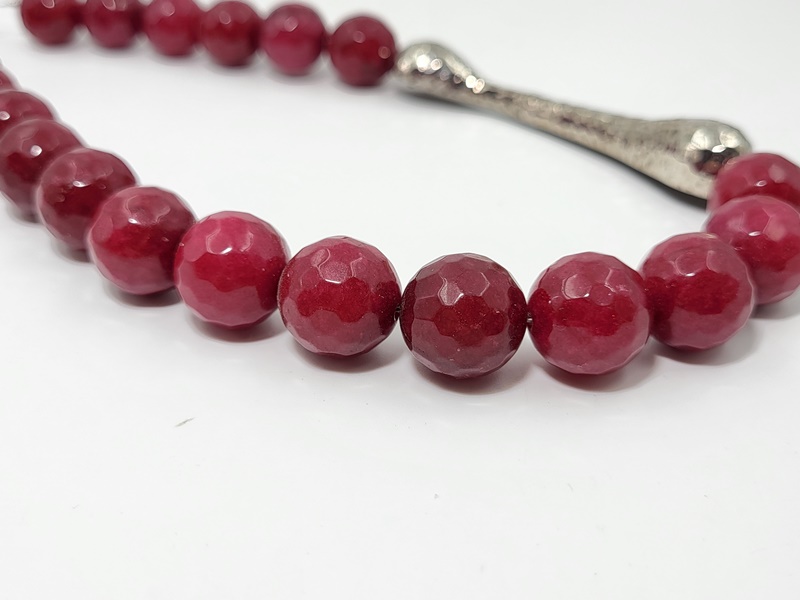 Κολιέ με Ruby Αχάτη Agate_N131 - LAVRIOSTONE