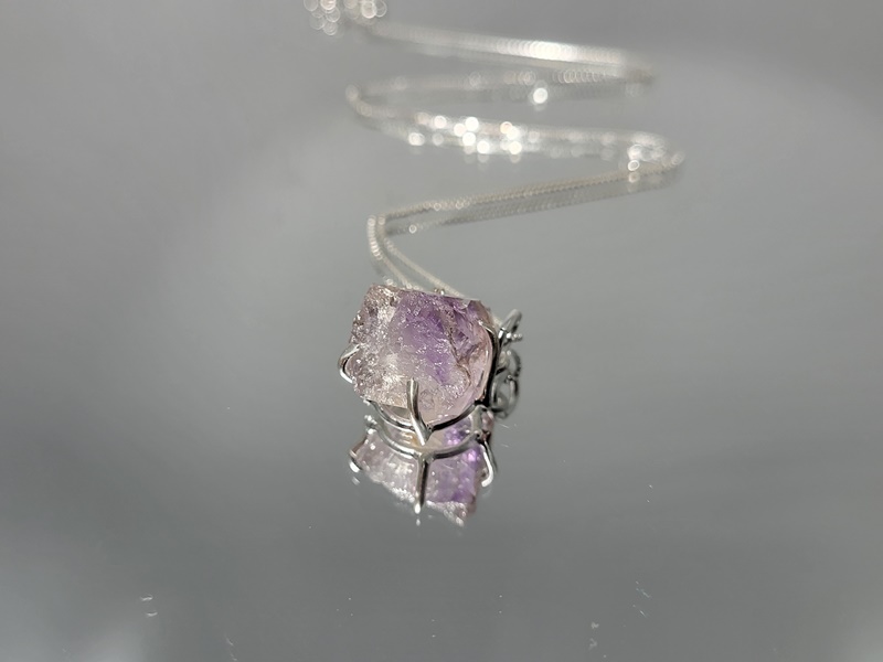 Μενταγιόν με Αμέθυστο-RC88 - LAVRIOSTONE