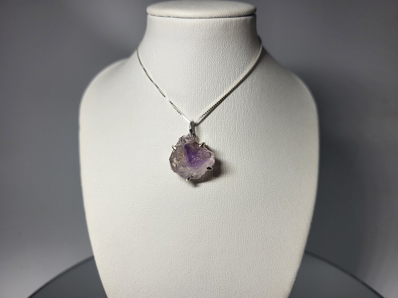 Μενταγιόν με Αμέθυστο-RC88 - LAVRIOSTONE